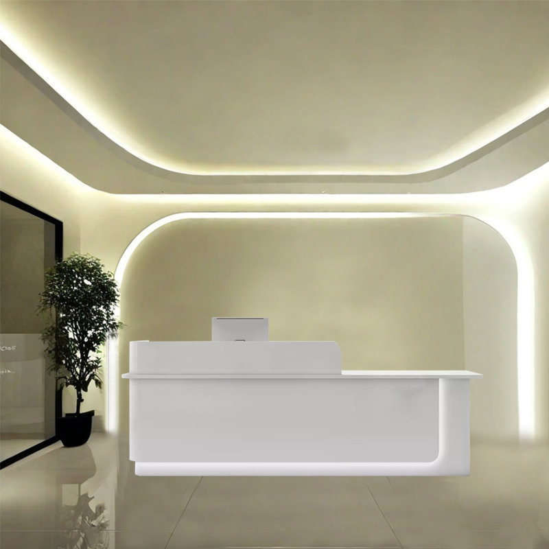 Artistic Soul XKX Premium Furniture Rectangular Modern Front Desk ...