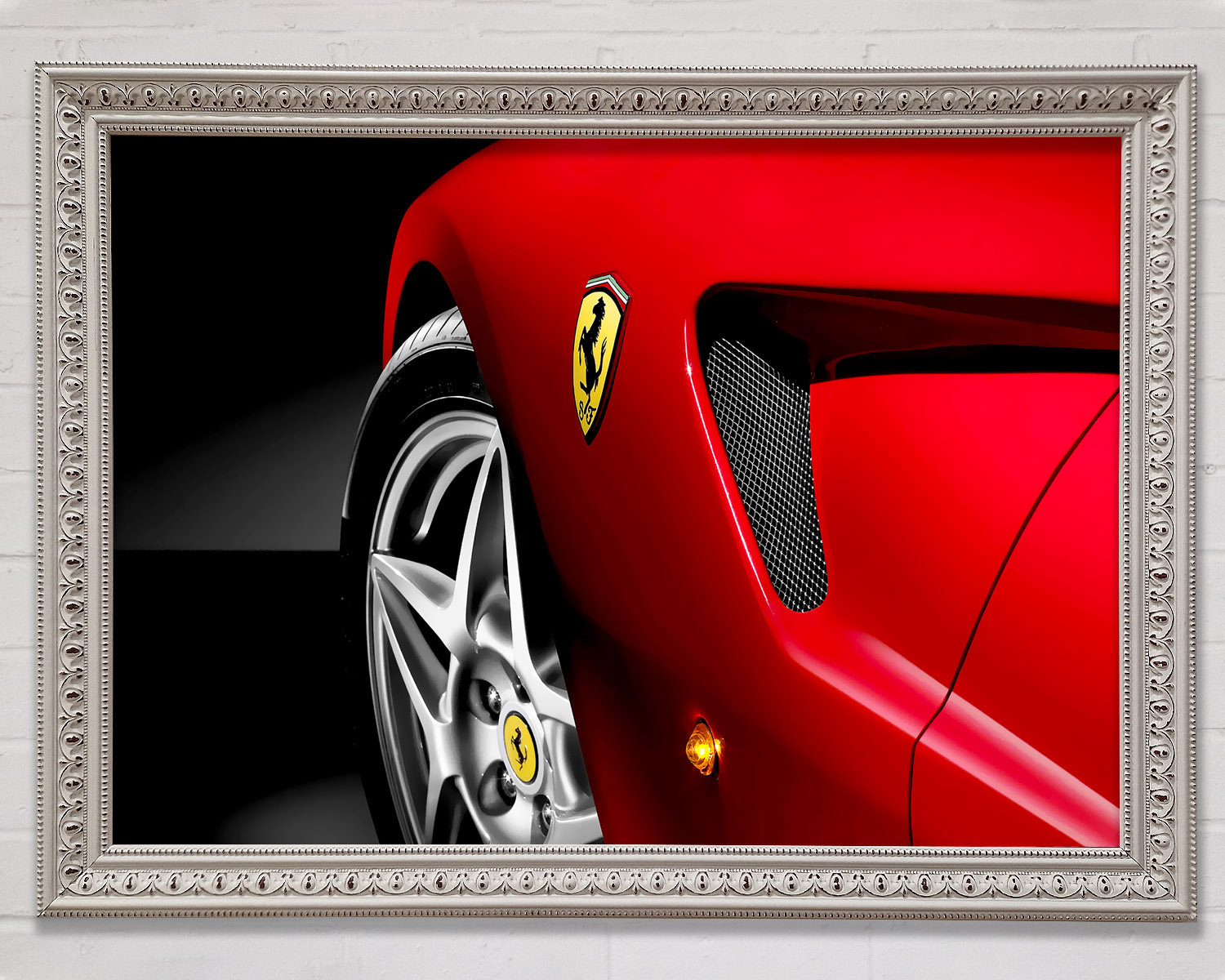 Bright Star Ferrari Front Side Red Framed Print | Wayfair.co.uk
