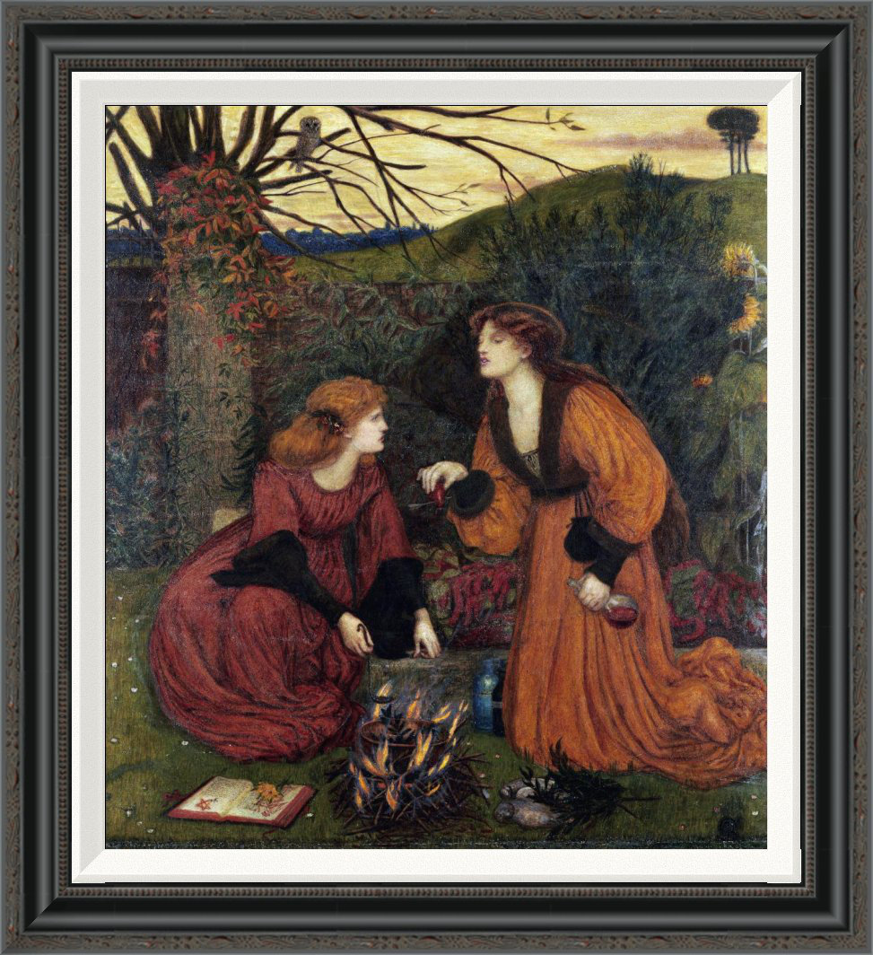 Global Gallery 'Pharmakeutria (Brewing the Love Philtre)' by Marie ...