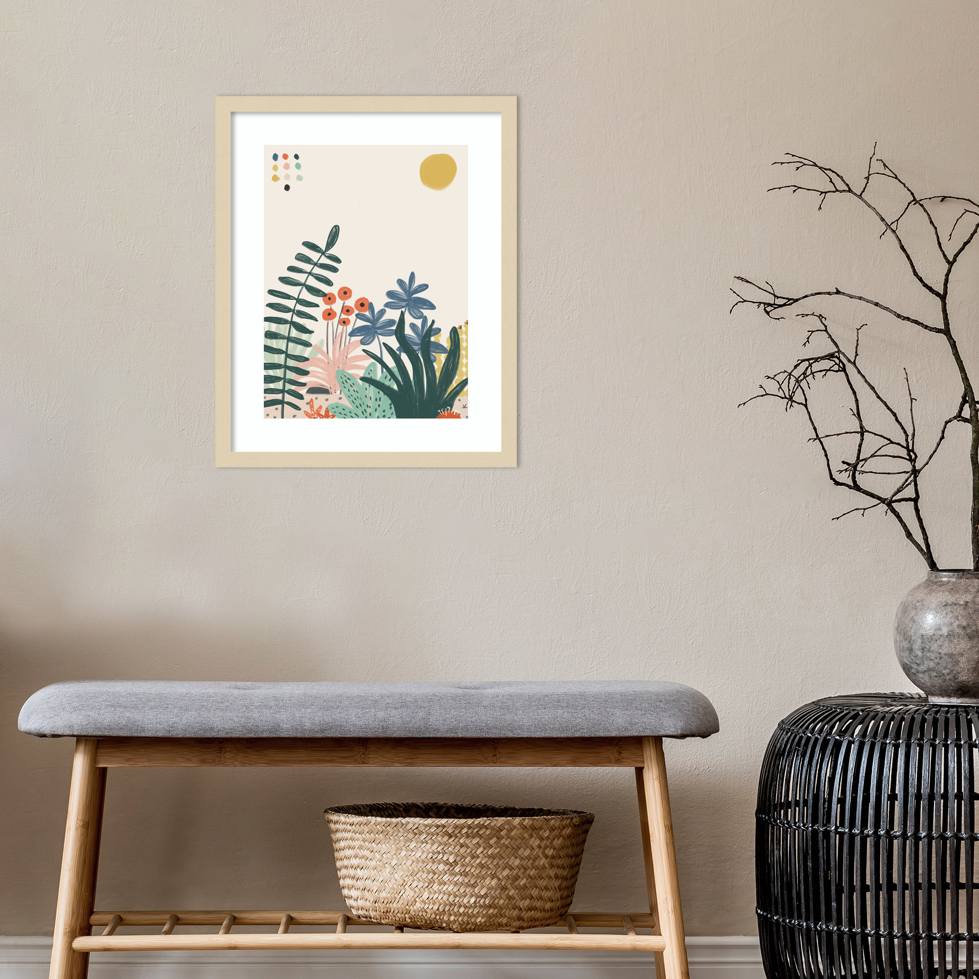Dakota Fields Zen Garden 2 by Kelly Knaga - Picture Frame Graphic Art ...