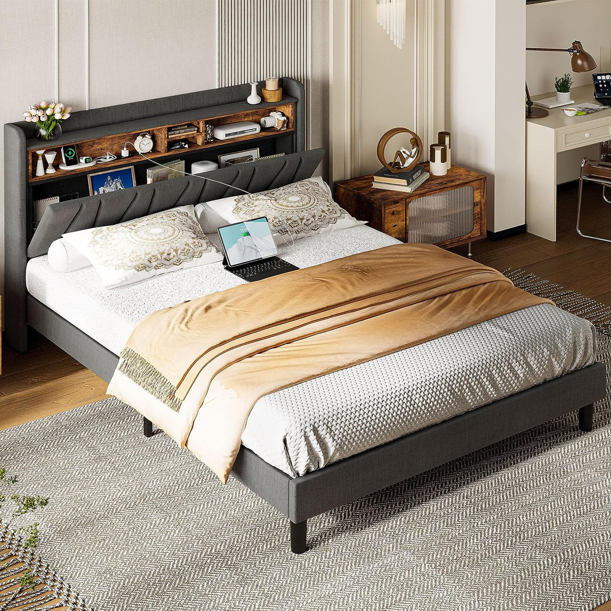 Latitude Run® Bookcase Bed & Reviews | Wayfair