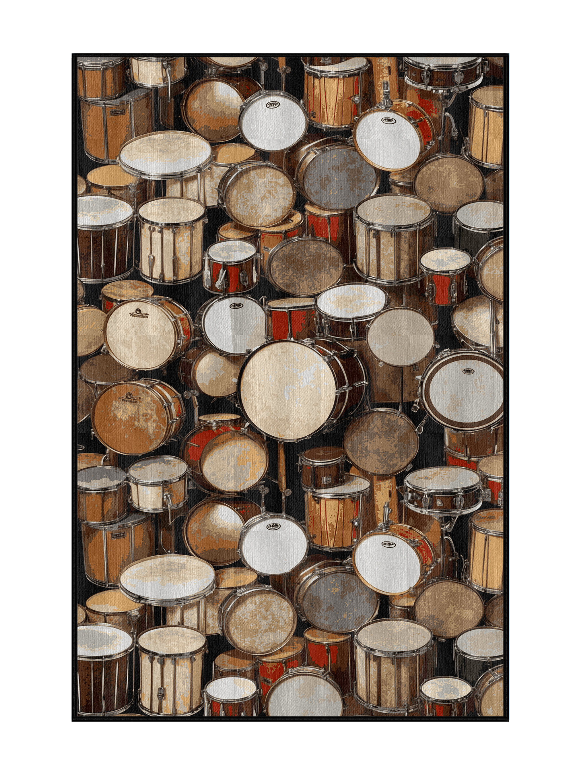 Corrigan Studio® Washable Drums Music Area Rug | Wayfair