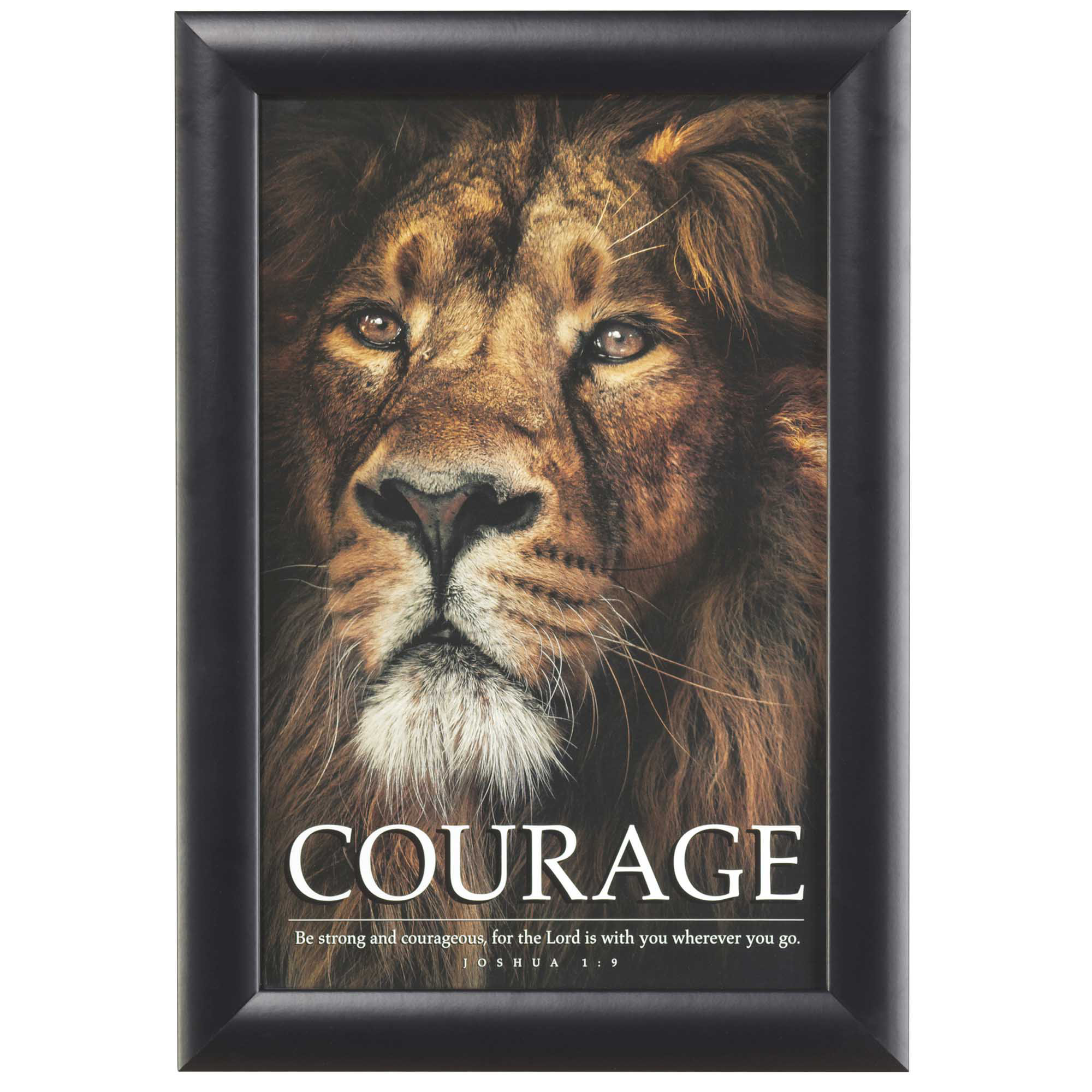 Trinx Framed Wall Art Be Strong And Courageous - Wayfair Canada