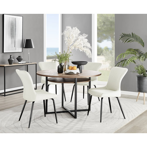 George Oliver Robinson Dining Set with 4 Chairs | Wayfair.co.uk