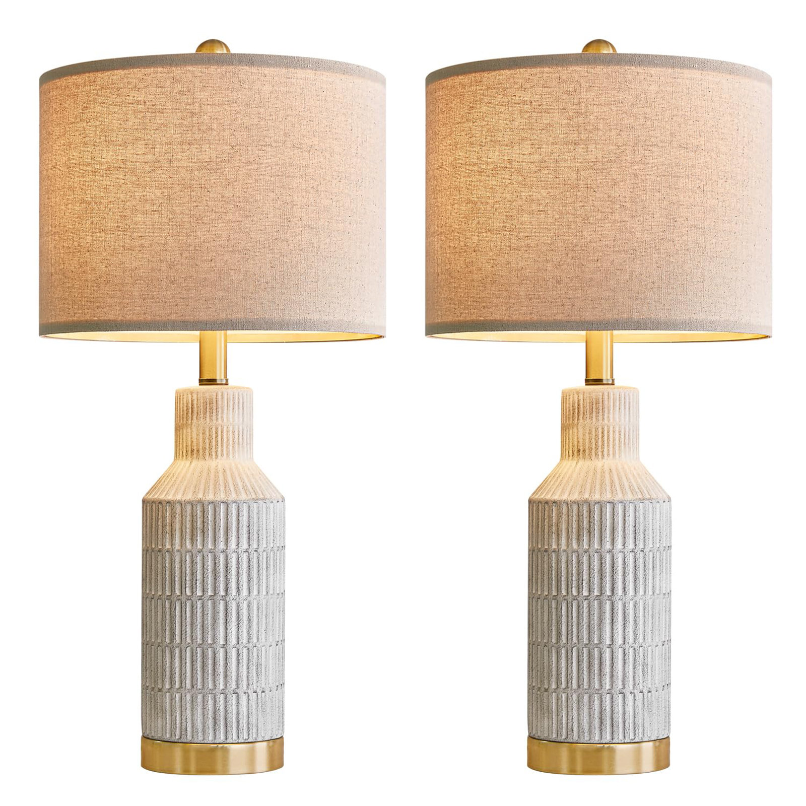 Mercer41 Ceramic Lamps Set Of 2 Table Lamp - Wayfair Canada