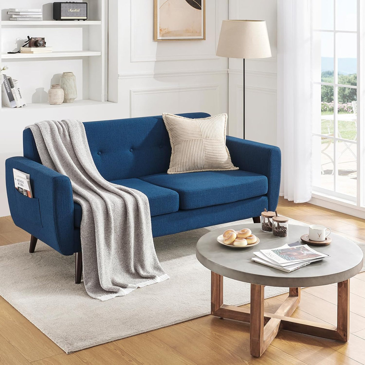 George Oliver Hosie 65.75" Upholstered Loveseat | Wayfair