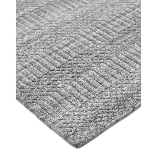 Dakota Fields Handmade Hand-Knotted Gray Rug & Reviews | Wayfair