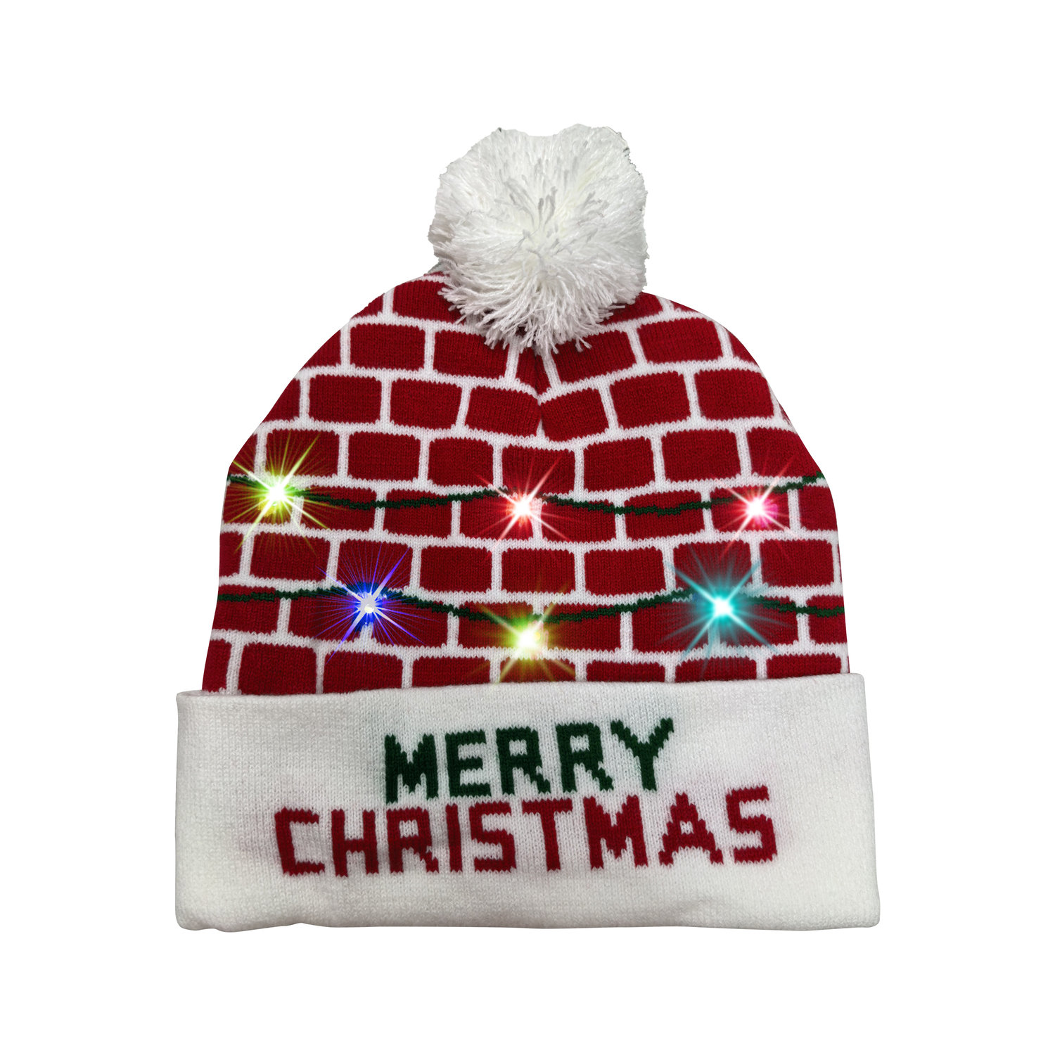 The Seasonal Aisle Light Up Xmas Festive Fun Cosy Hat Merry Christmas ...
