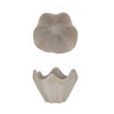 Joss & Main Arboles Round Stoneware Ruffled Bowl With Reactive Glaze ...