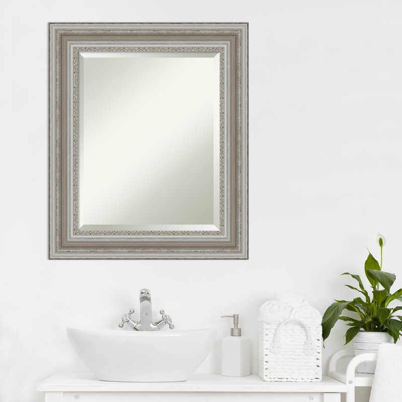 One Allium Way Gerard Parlor Beveled Bathroom / Vanity Mirror & Reviews ...