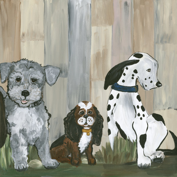 Rosalind Wheeler Sit And Stay II by Lisa Choate - Wrapped Canvas ...