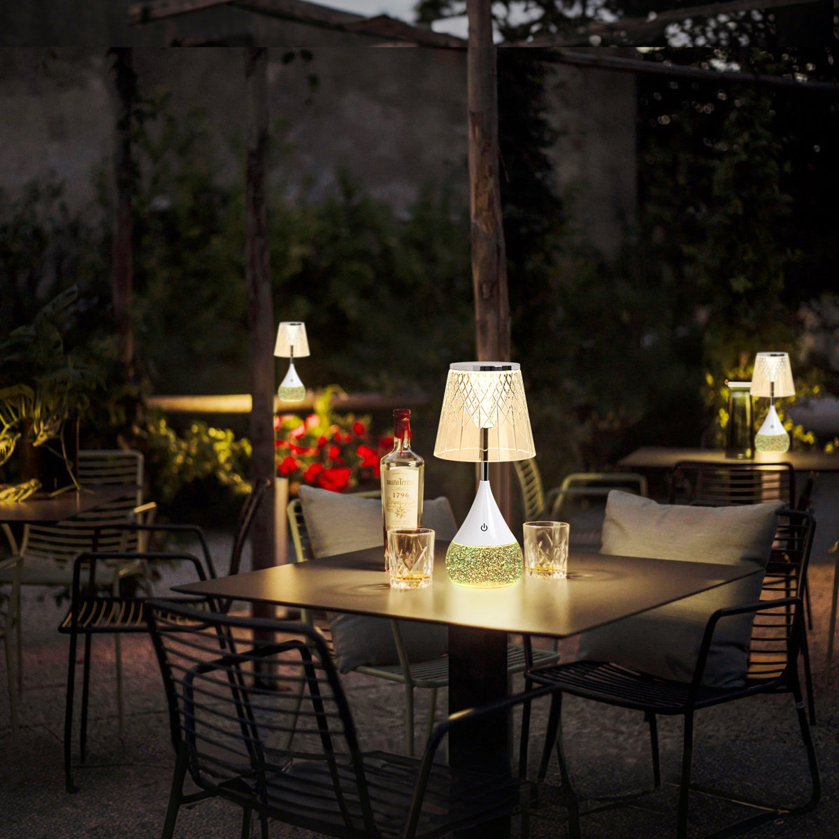 Metro Lane LED Table Lamp, Plug-In, Dimmable Touch Control With Colour ...