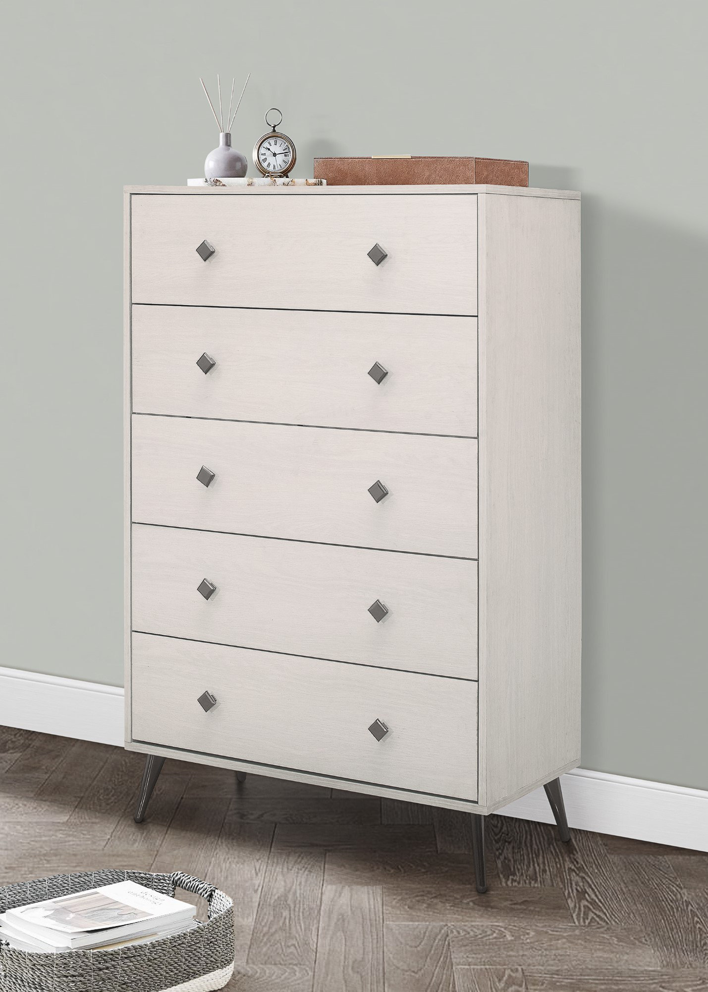 Home Design Inc. Lattice 5 Drawer Chest & Reviews - Wayfair Canada
