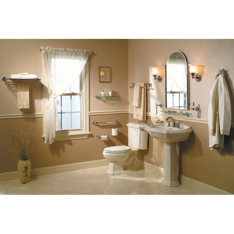 Ginger Chelsea Wall Mount Double Robe Hook & Reviews | Perigold