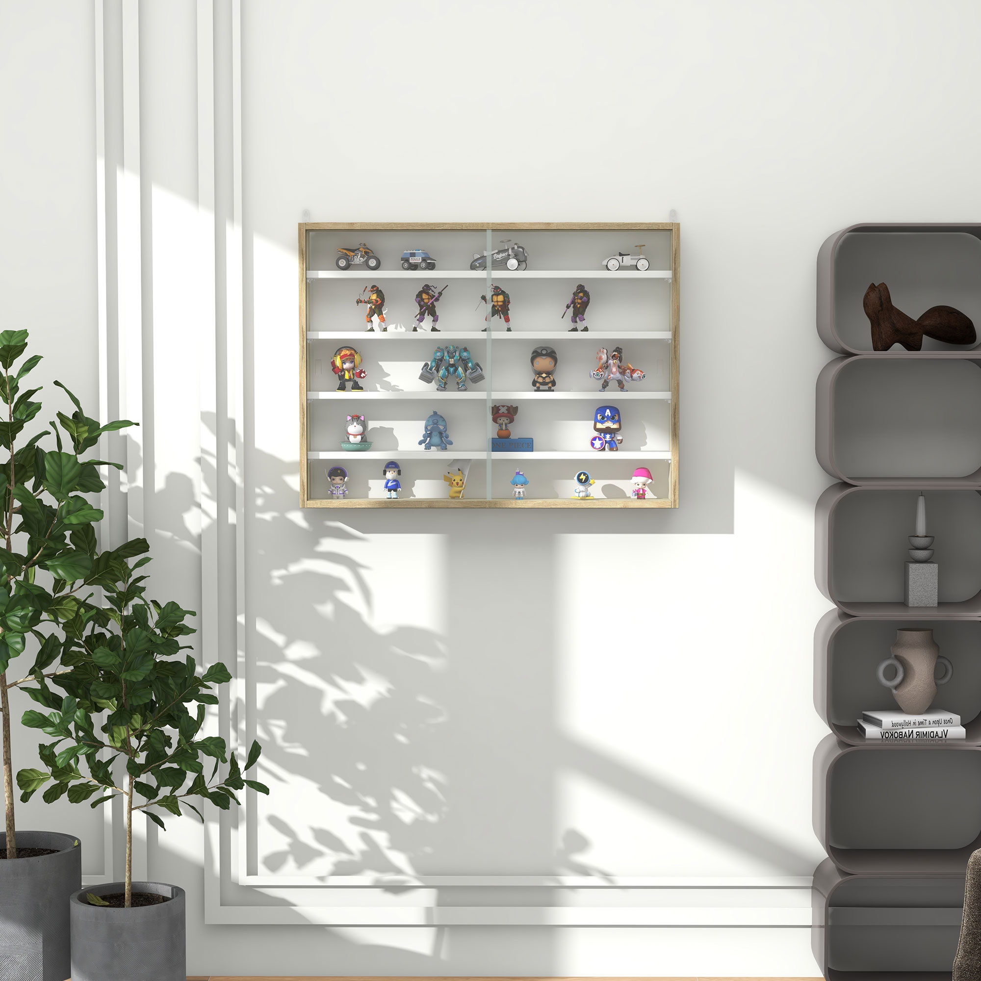 Homcom Display Cabinet | Wayfair.co.uk