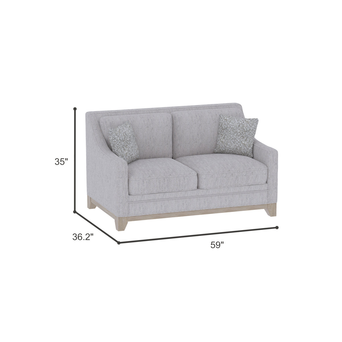 Hokku Designs Oveda 3-piece Living Room Set & Reviews | Wayfair