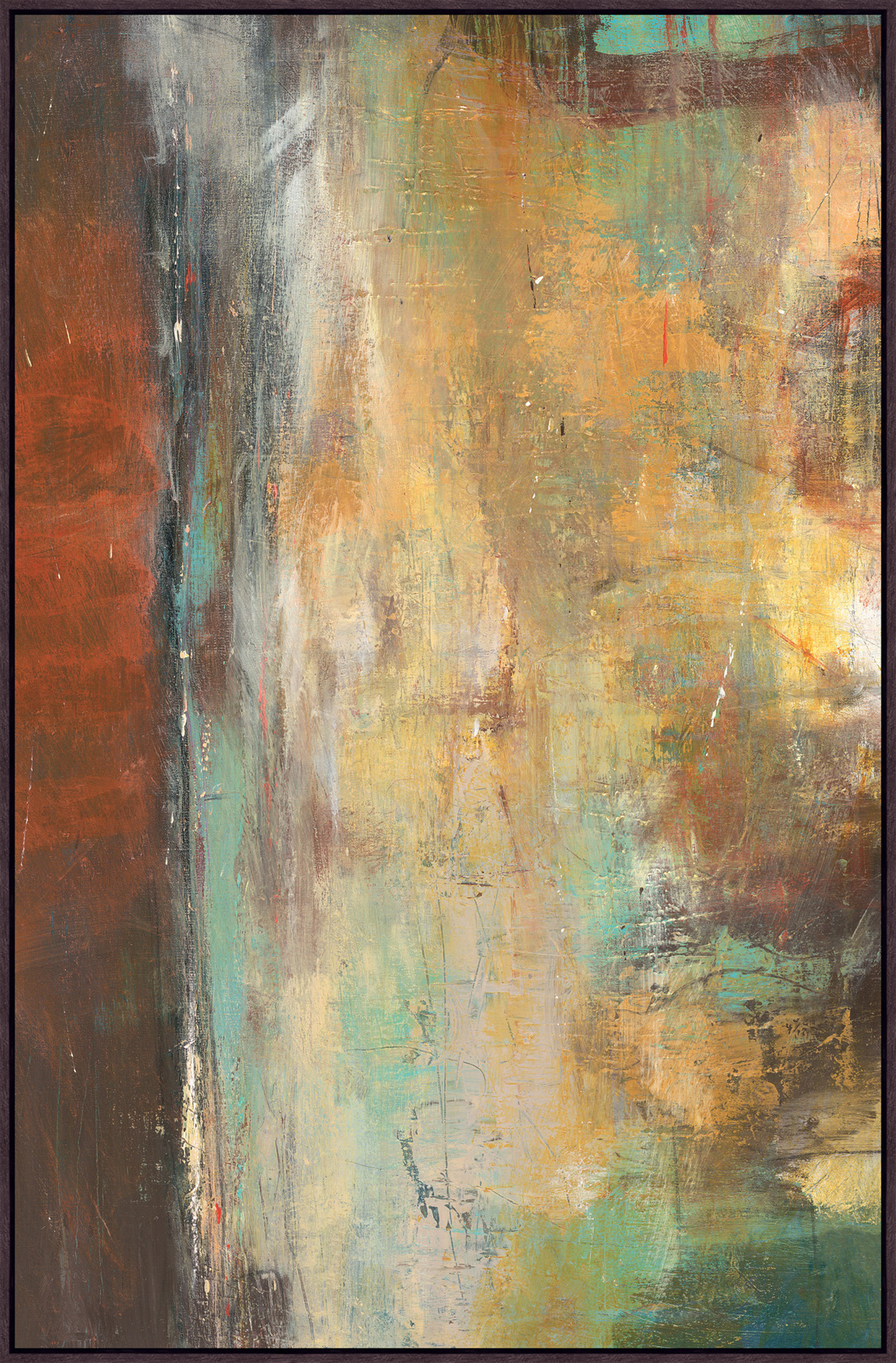 Wendover Art Group Rustic Abstract - Painting | Wayfair