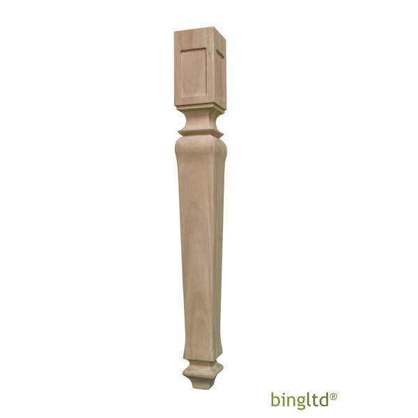 bingltd Rubberwood Dining Table Leg | Wayfair