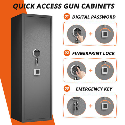 Notmise Gun Safe Lock | Wayfair