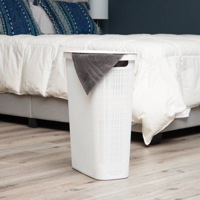 plastic laundry hamper slim