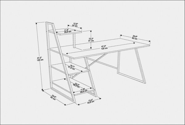 Ivy Bronx Andersontown Desk & Reviews | Wayfair.co.uk