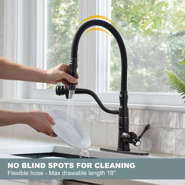Aleasha Pull Down Touch Kitchen Faucet | Wayfair