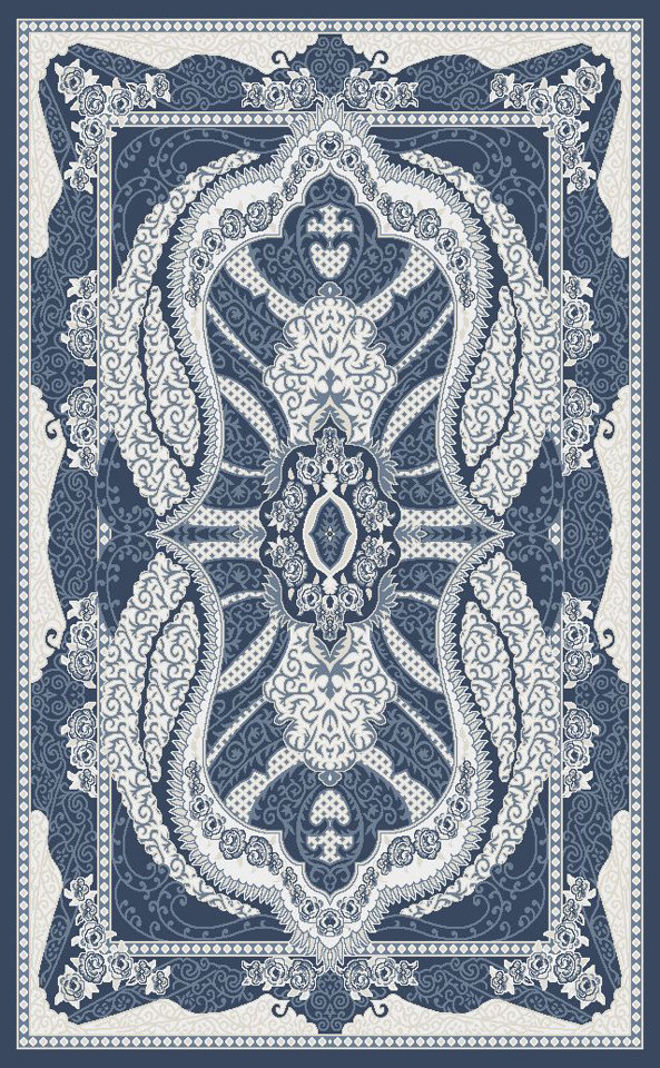 Bungalow Rose Caytie RUG 3'X5' 05738A NAVY | Wayfair