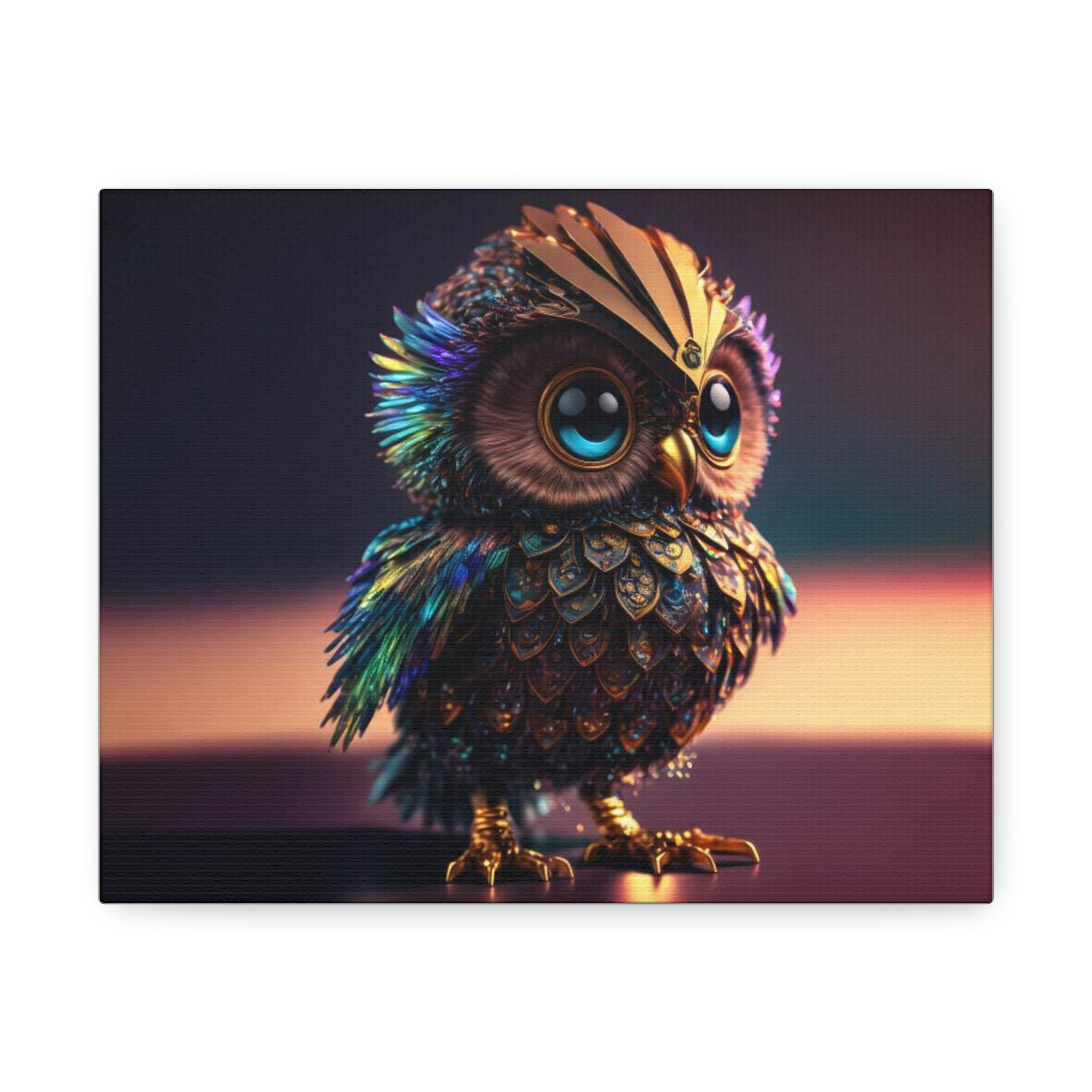 Dakota Fields Owl by Kelly Johnson - Wrapped Canvas Graphic Art | Wayfair
