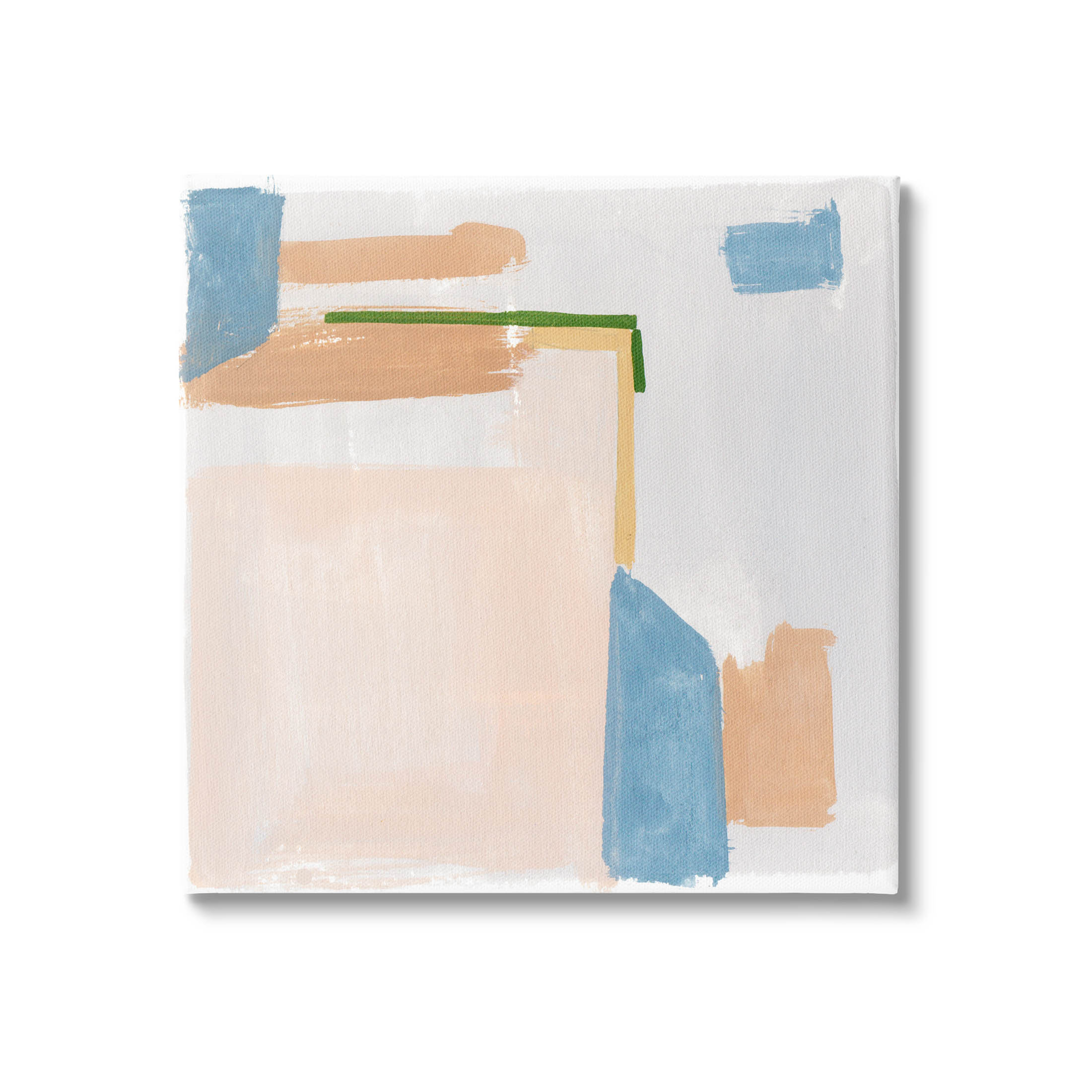 Stupell Industries Geometric Contemporary Shapes Canvas Wall Art By ...