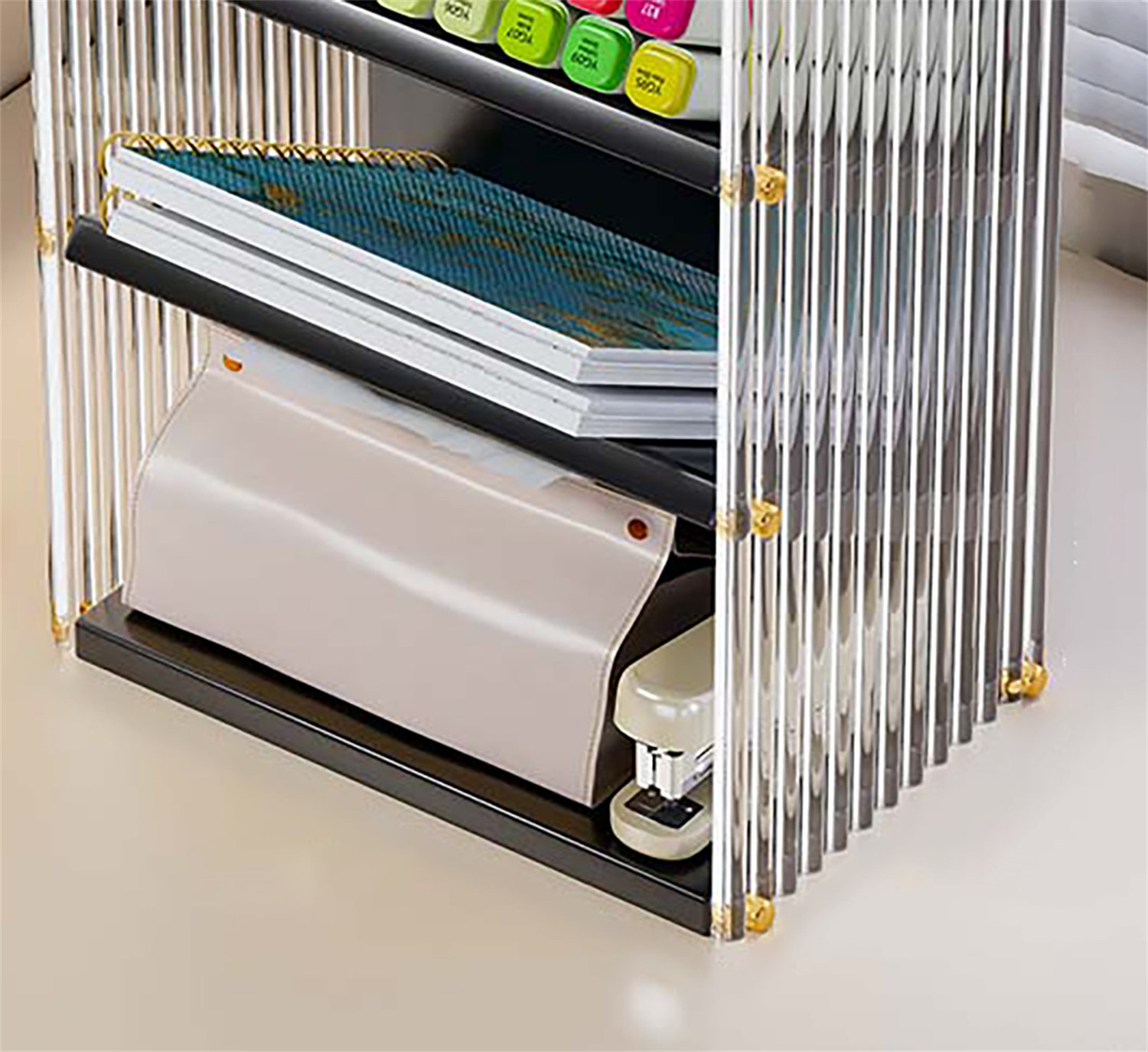 Latitude Run® Porfirio Manufactured Wood Desk Organizer | Wayfair