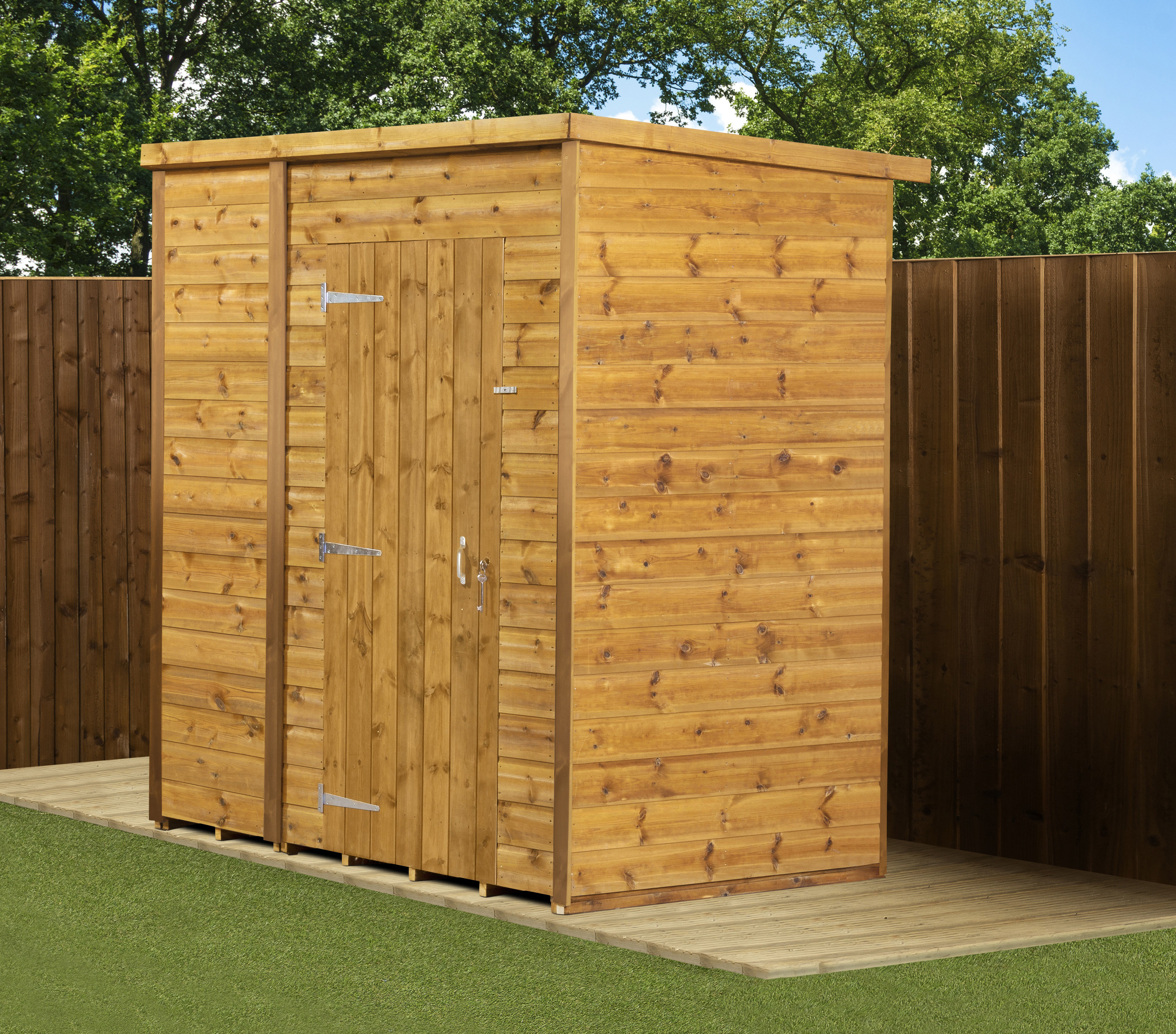 Empire Sheds Ltd Modular Pent Garden Shed No Windows | Wayfair.co.uk
