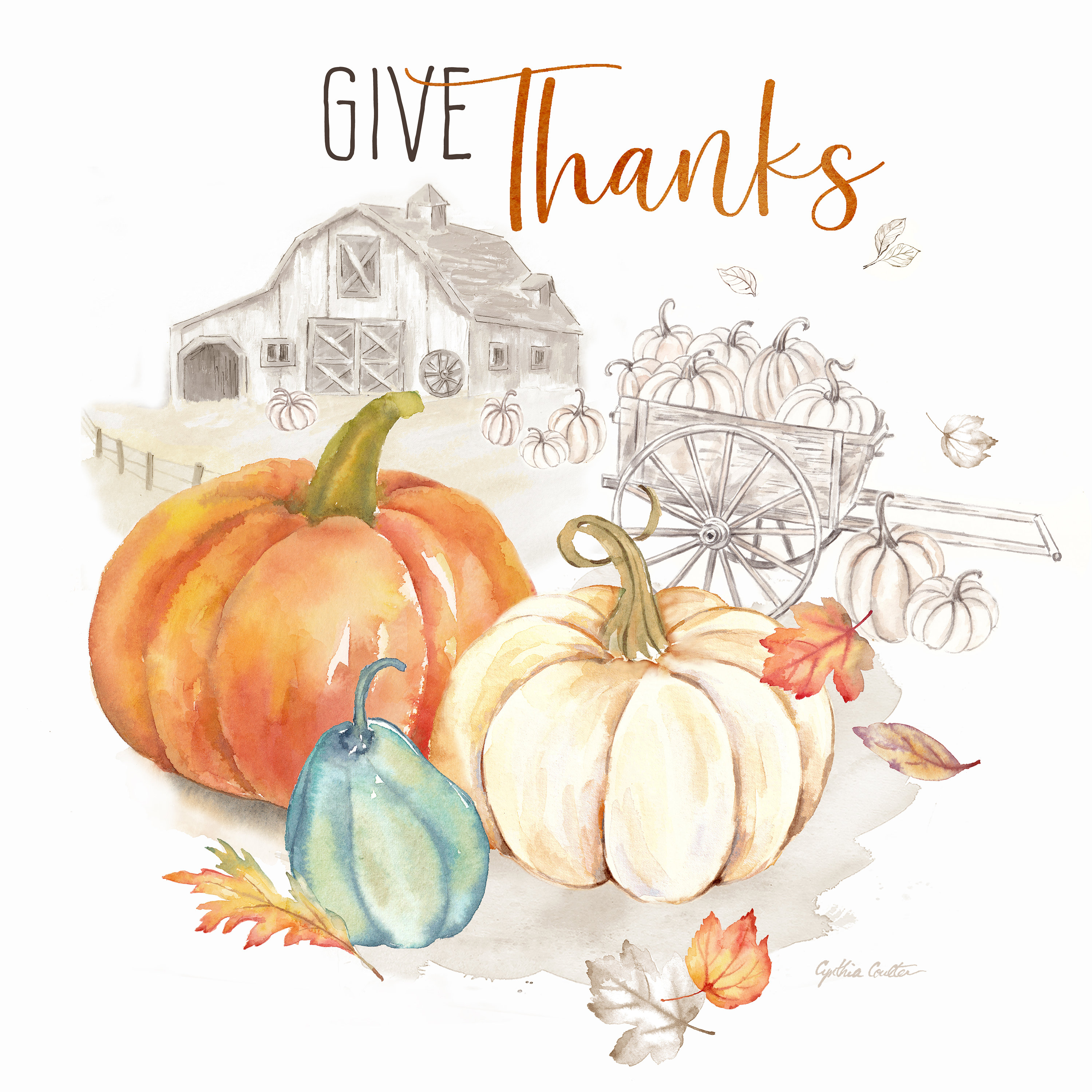 The Holiday Aisle® Audon Pumpkin Season VIII by Cynthia Coulter | Wayfair