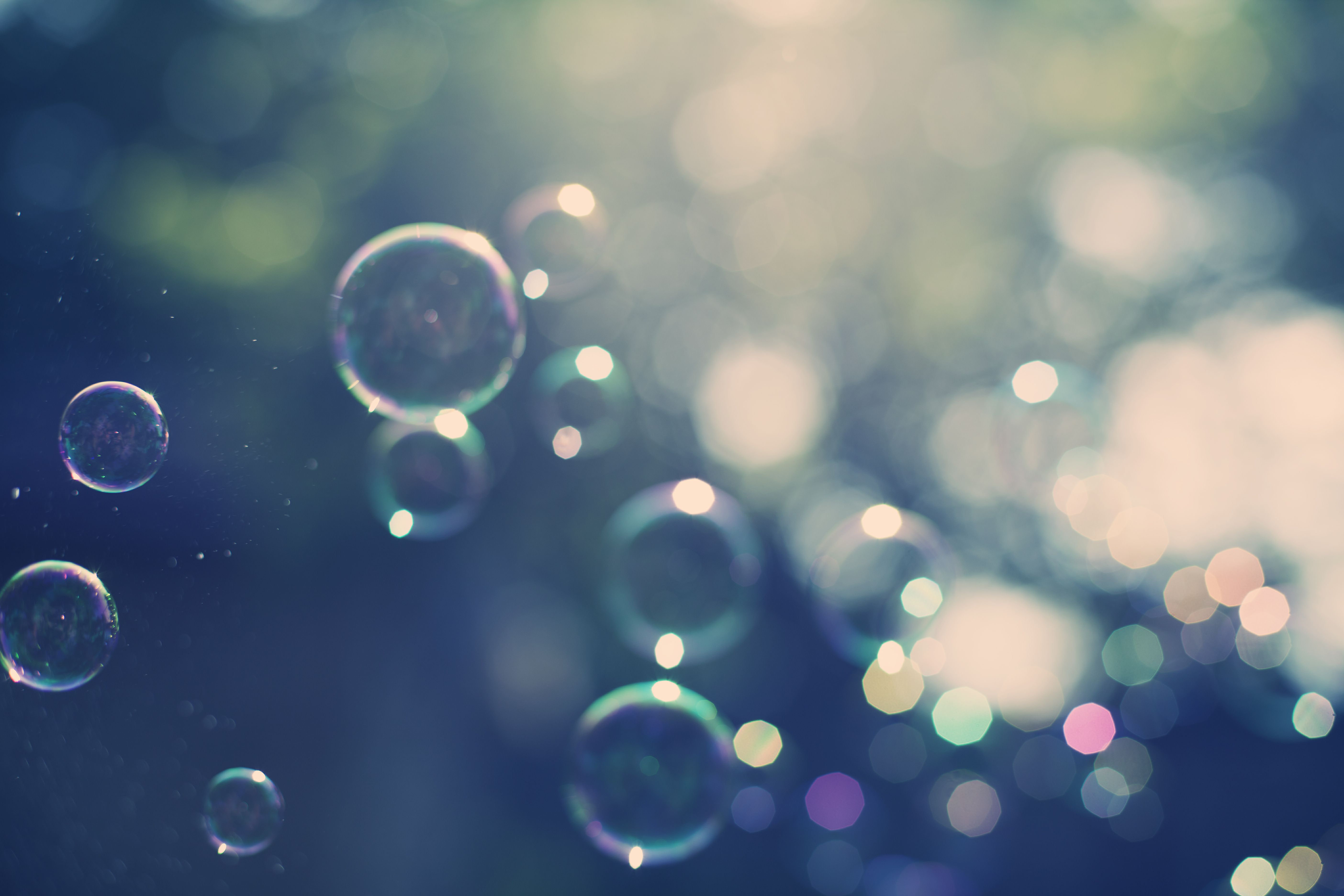 Ebern Designs Bubbles Background by - Print | Wayfair