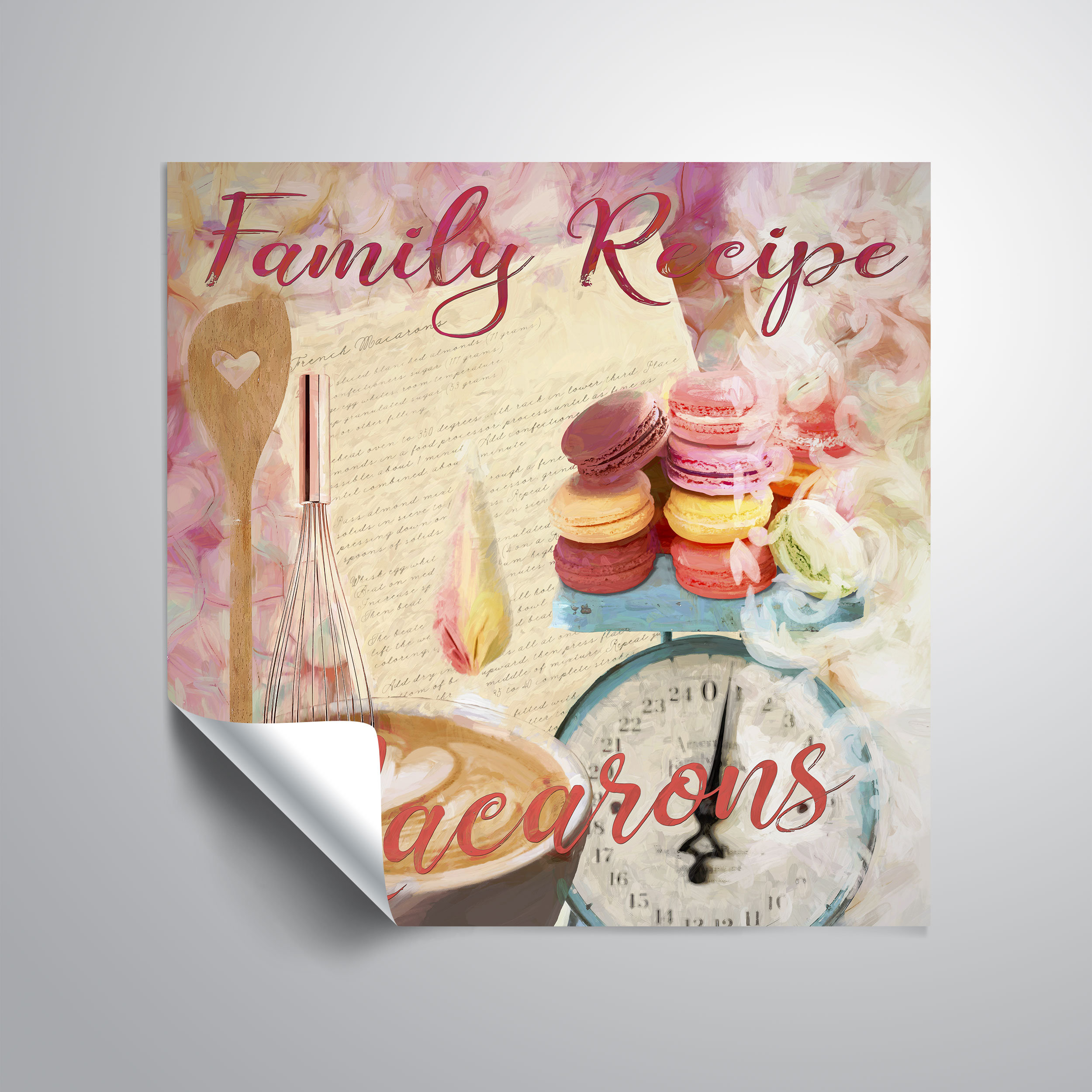 Winston Porter Family Recipe Macarons Removable Wall Decal - Wayfair Canada