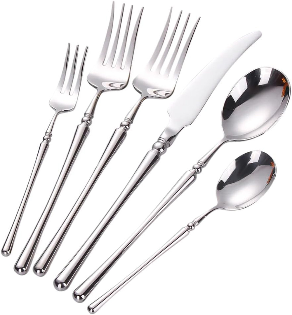 Mercer41 Cutlery Set 20 Pieces Serves 4 Stainless Steel Silverware Set ...