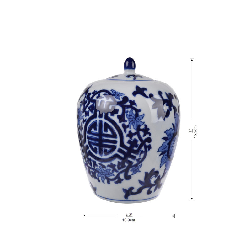 Langley Street Lattin Porcelain Ginger Jar & Reviews - Wayfair Canada