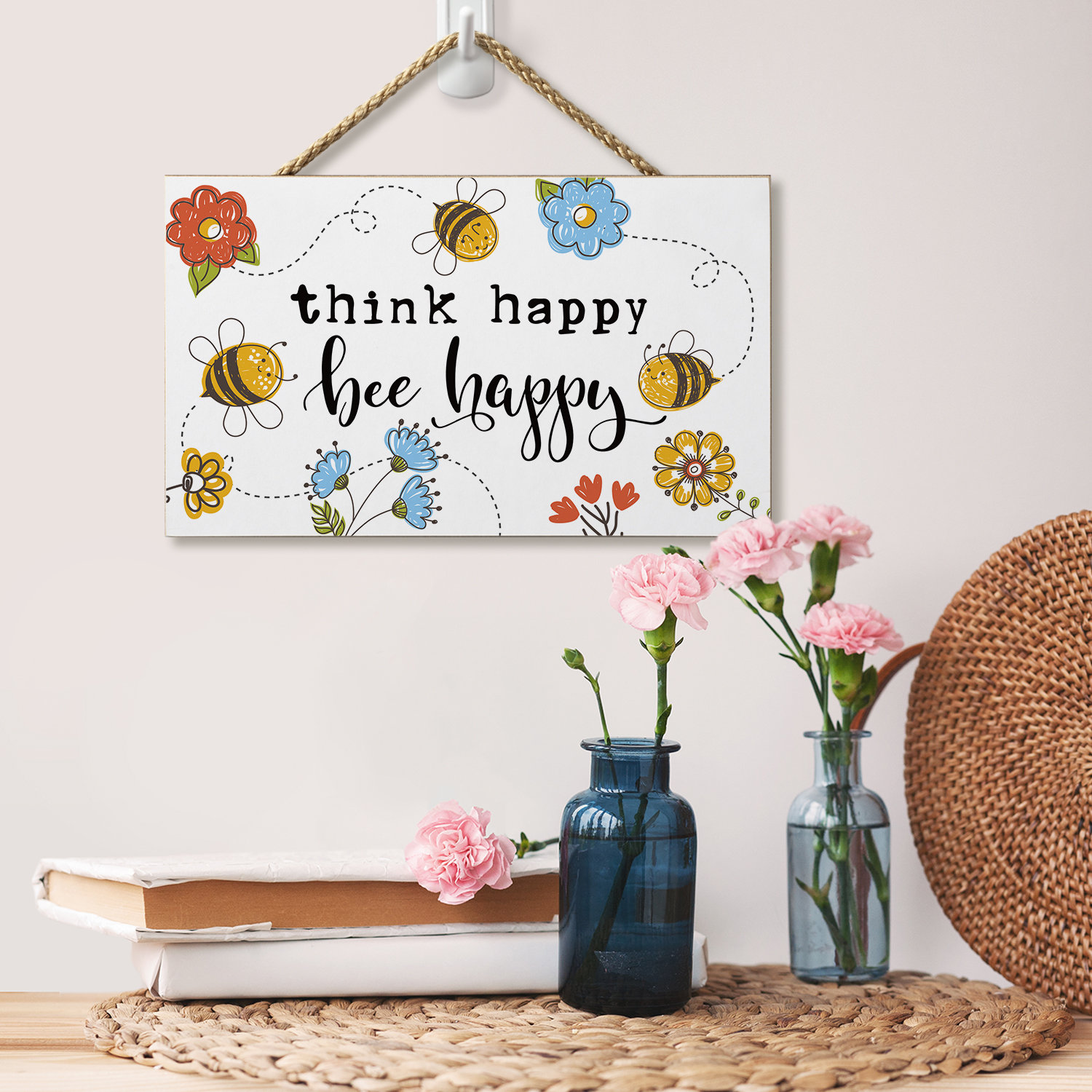 CounterArt Bee Happy Wall Décor | Wayfair