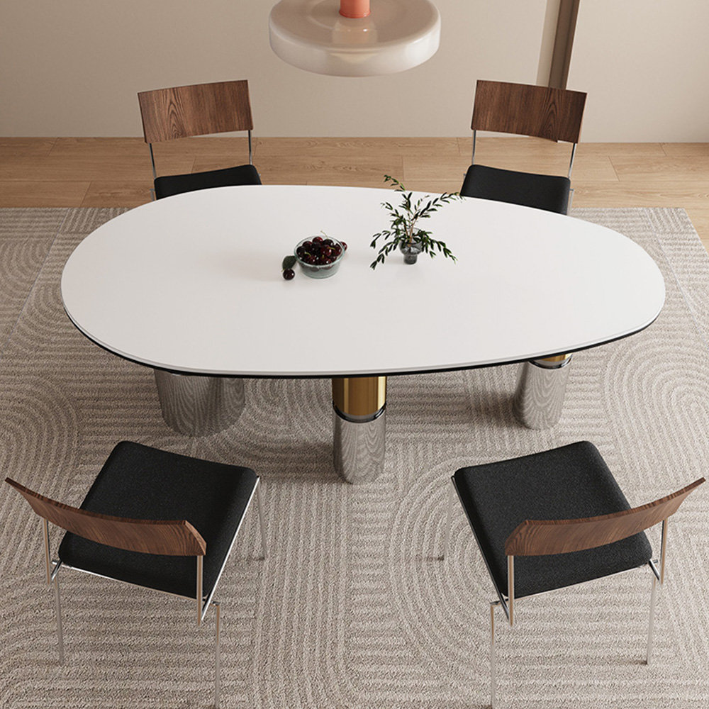 Pakloer Light luxury modern high-end dining table sets | Wayfair