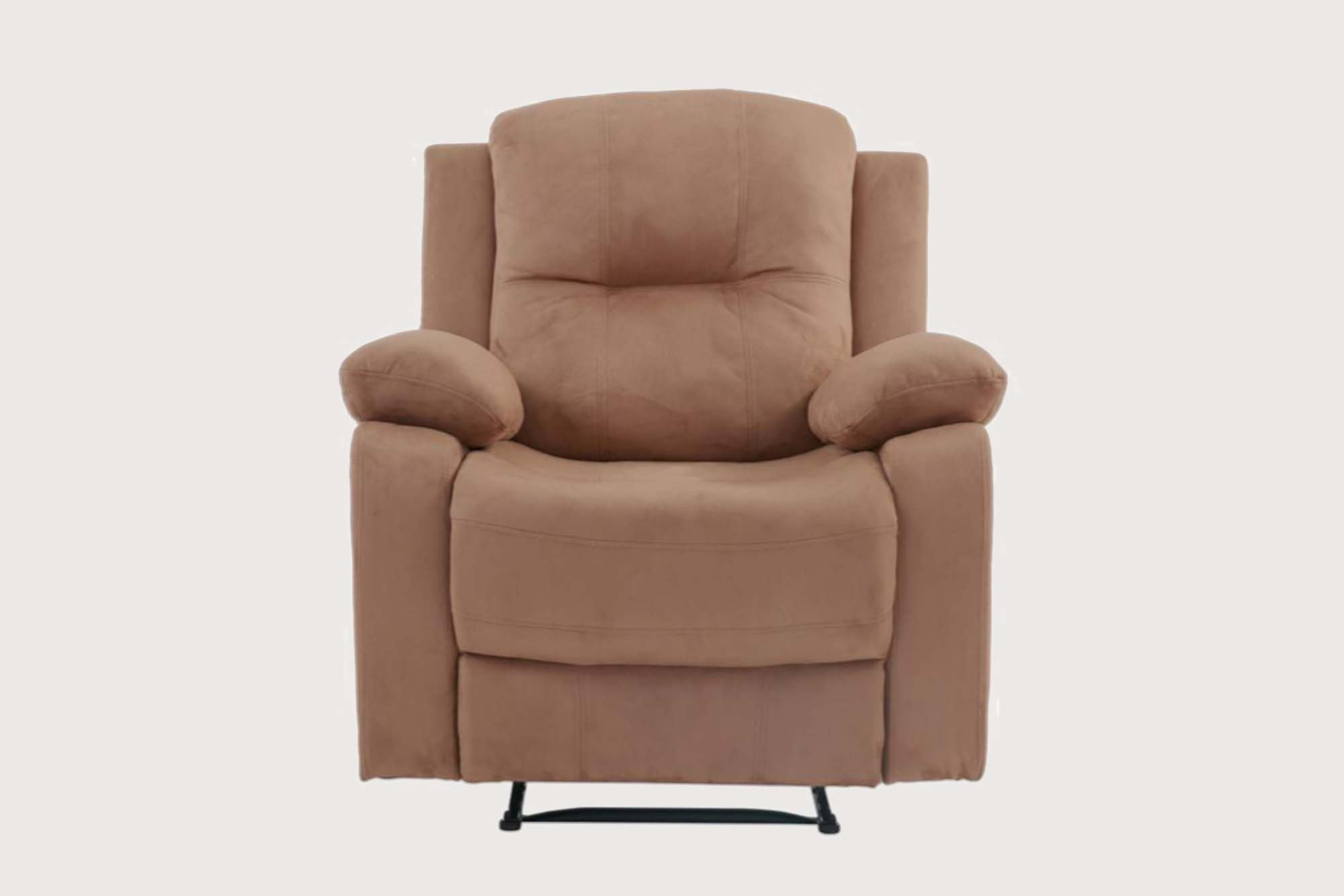 Latitude Run® Elegant Modern Microfiber Motion Recliner Chair 1Pc Couch ...