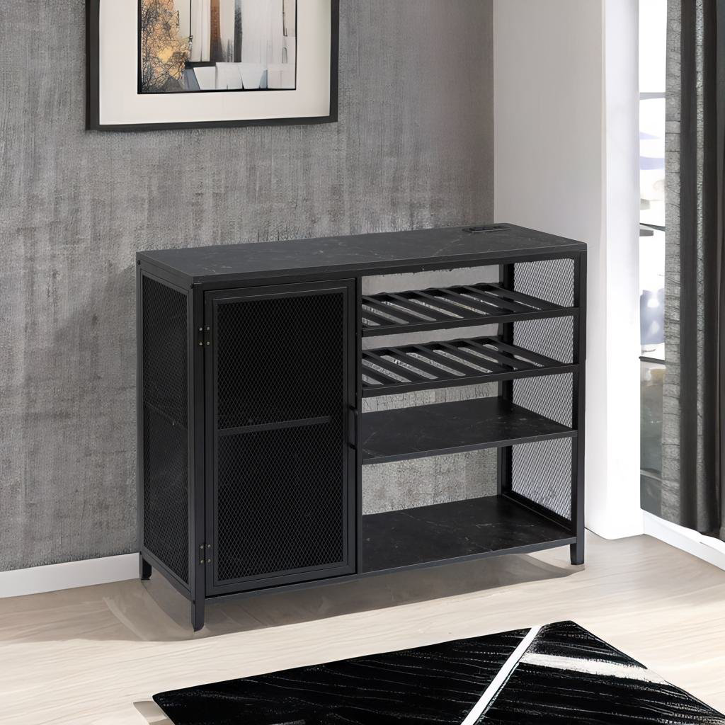 Latitude Run® Bar Cabinet With Uab Socket | Wayfair
