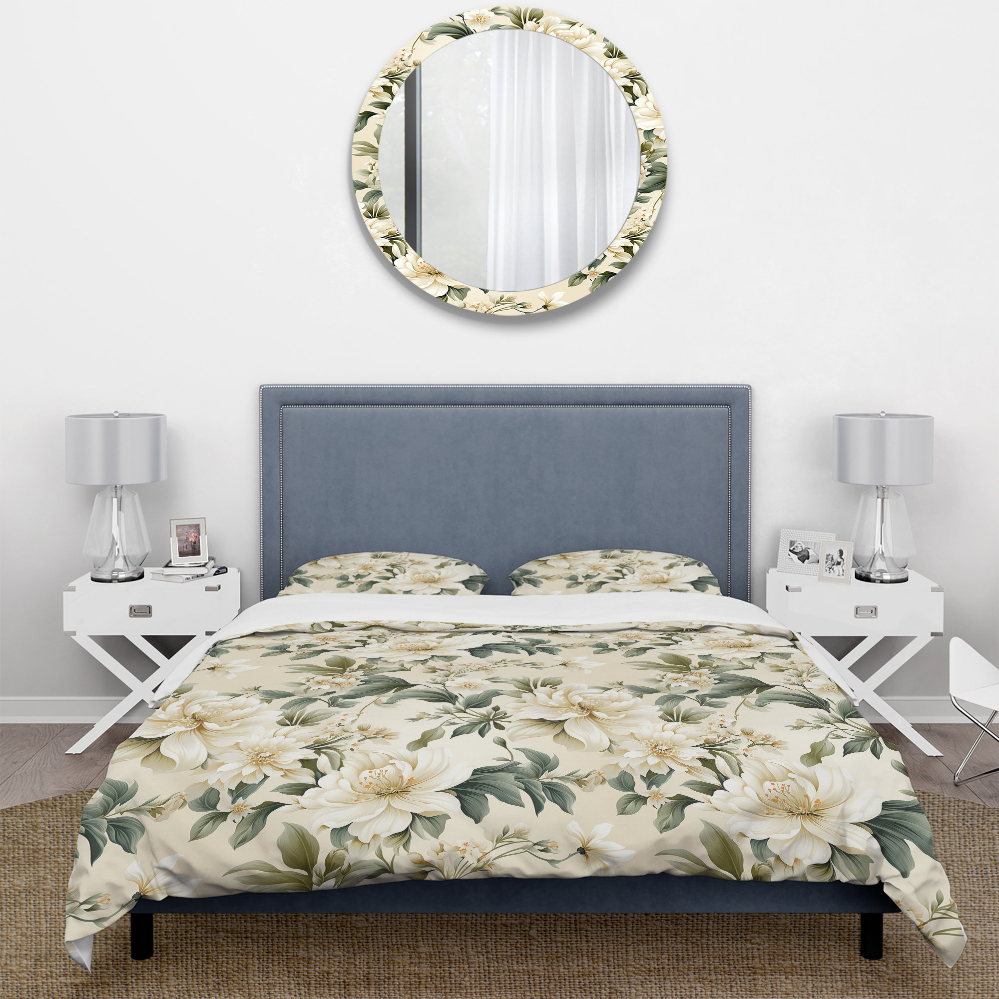 Design Art Minimalist Simplicity Victorian Pattern II Duvet Cover Set ...