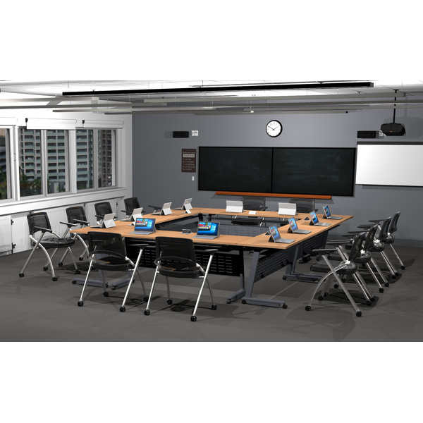 TeamWORK Tables 12 Person Training Meeting Seminar Tables Set | Wayfair