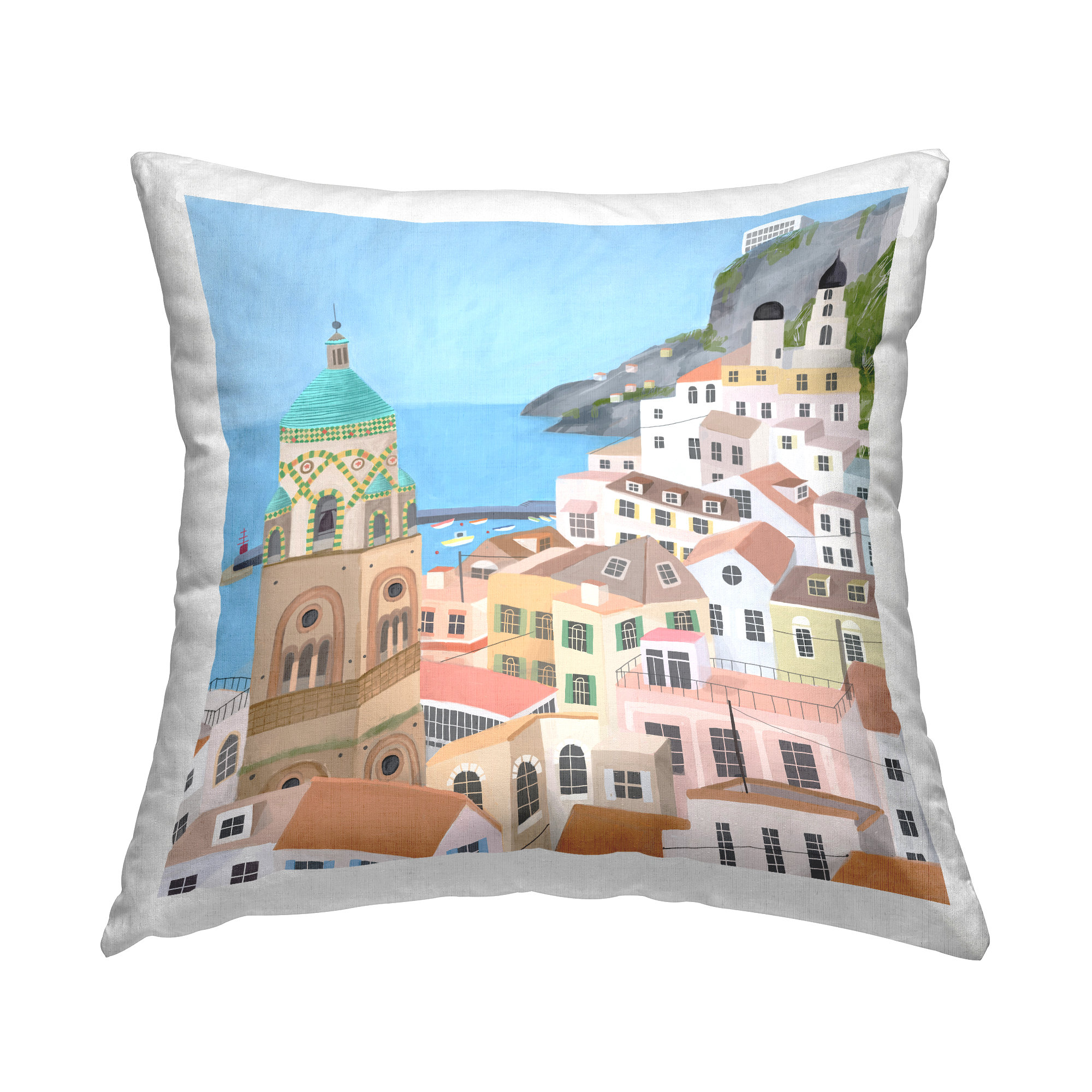 Stupell Industries Polyester/Polyester Blend Throw Square Pillow Cover ...