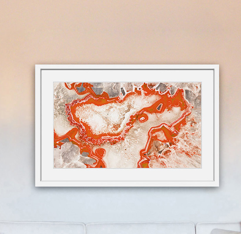 Orren Ellis 'Red Silica' Framed Painting Print & Reviews | Wayfair