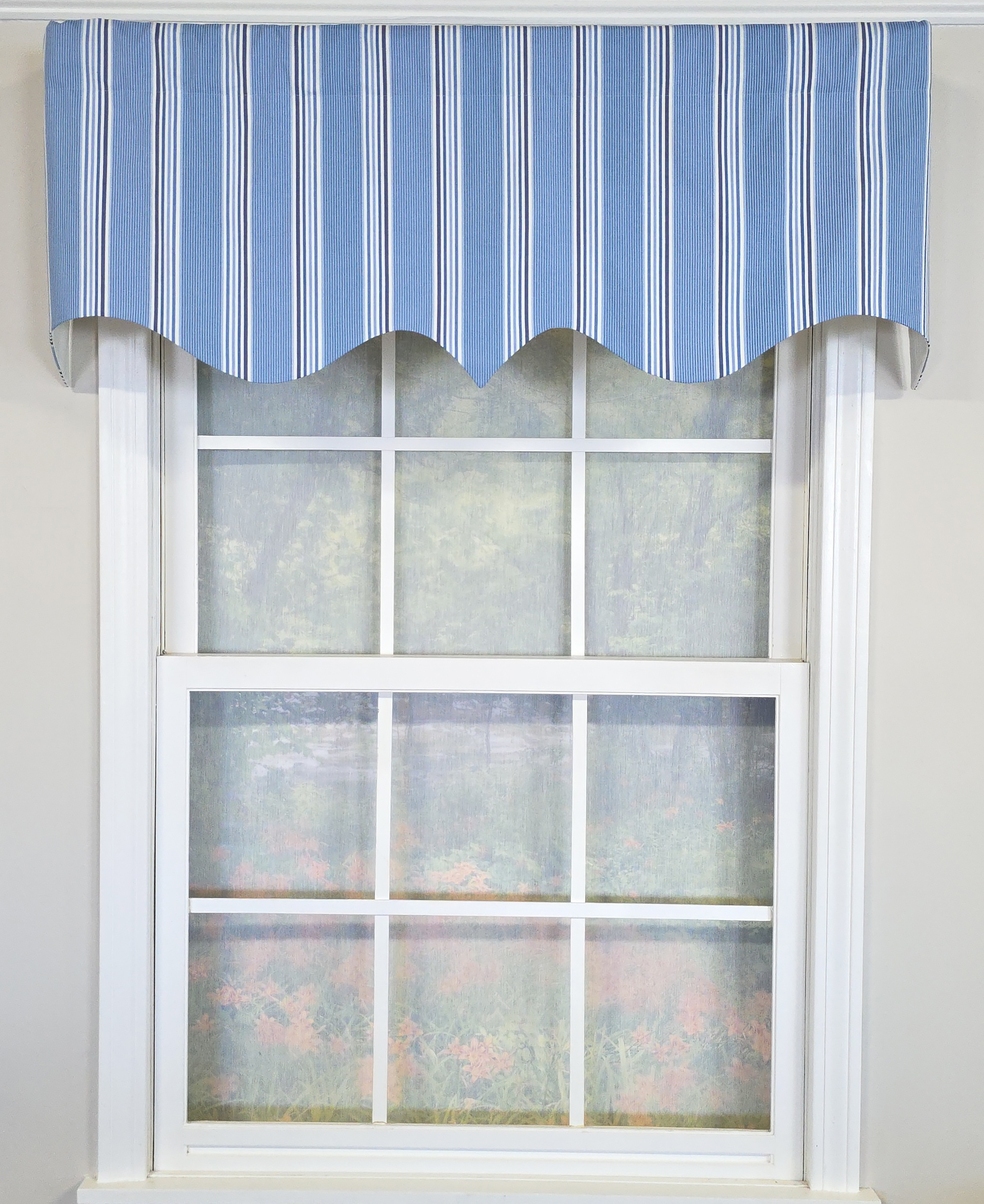 RLF Home Freya Stripe Regal Valance | Wayfair