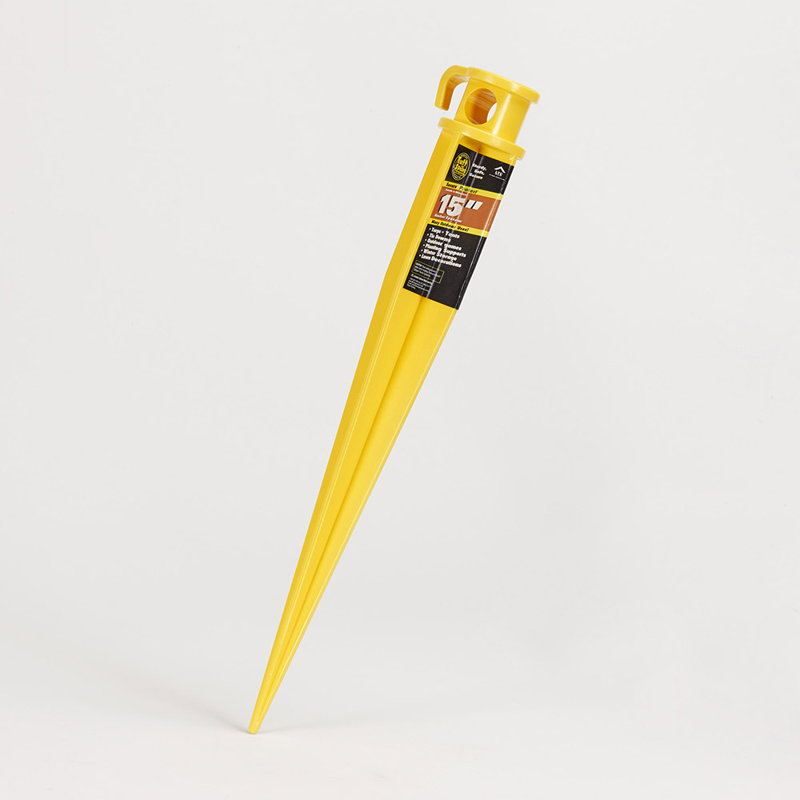 LTL Home Products Yellow Polyethylene Plastic Line Post | Wayfair