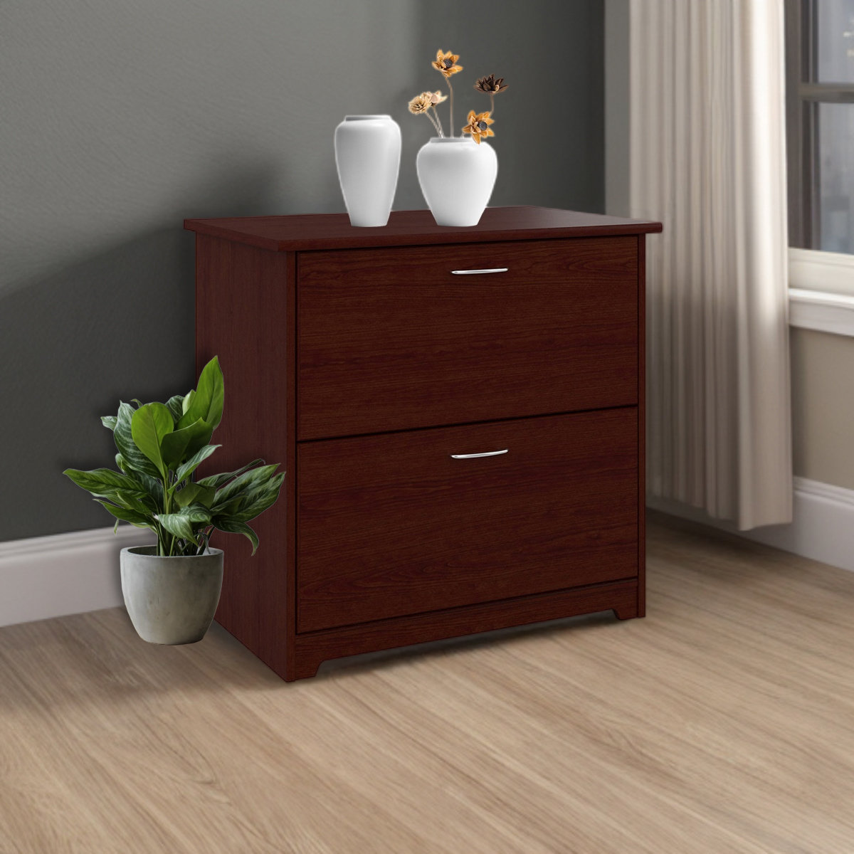 Wildon Home® Two drawer horizontal office filing cabinets - Wayfair Canada