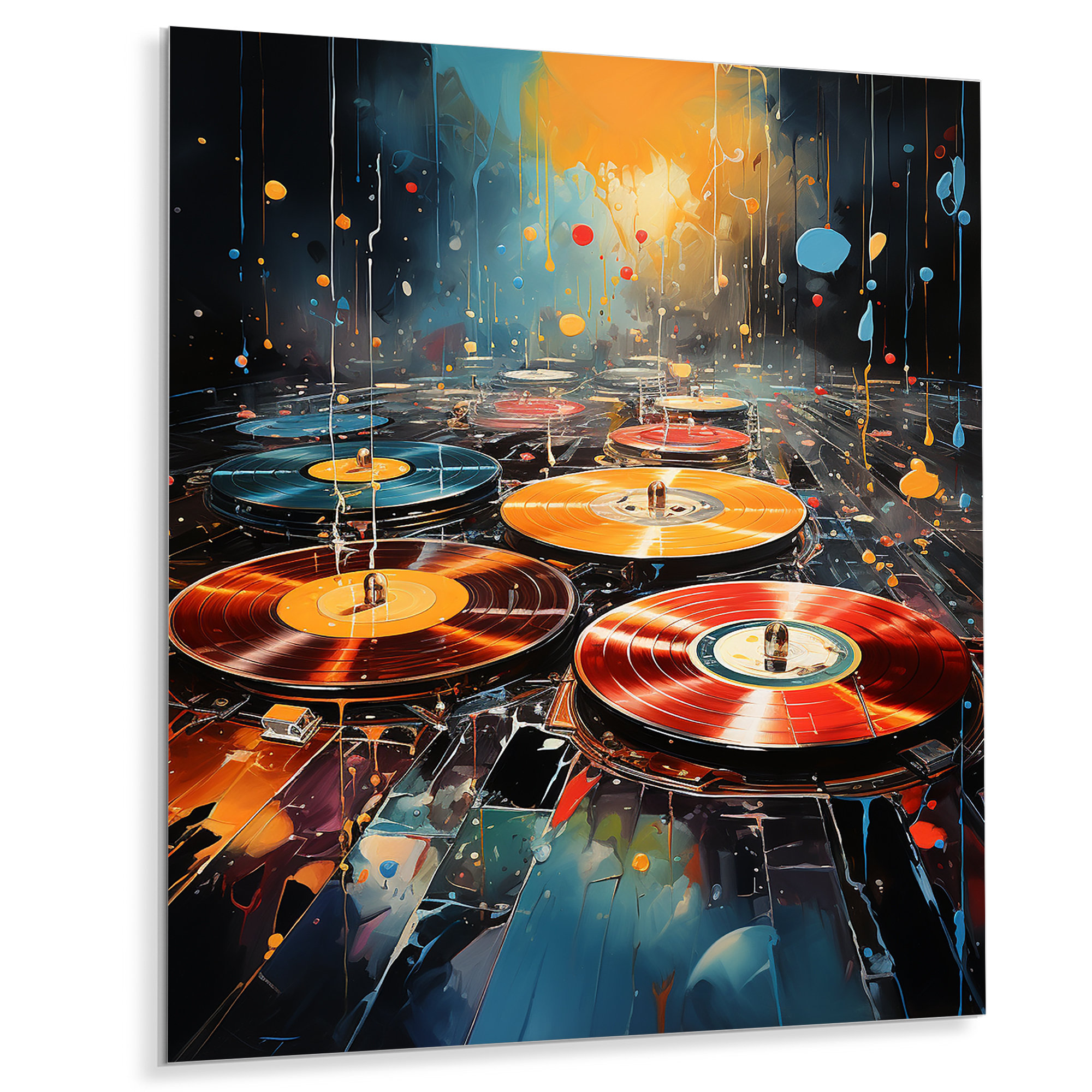 Winston Porter Vinyl Record Vinyl Dreams II - Vinyl Records Metal Wall ...