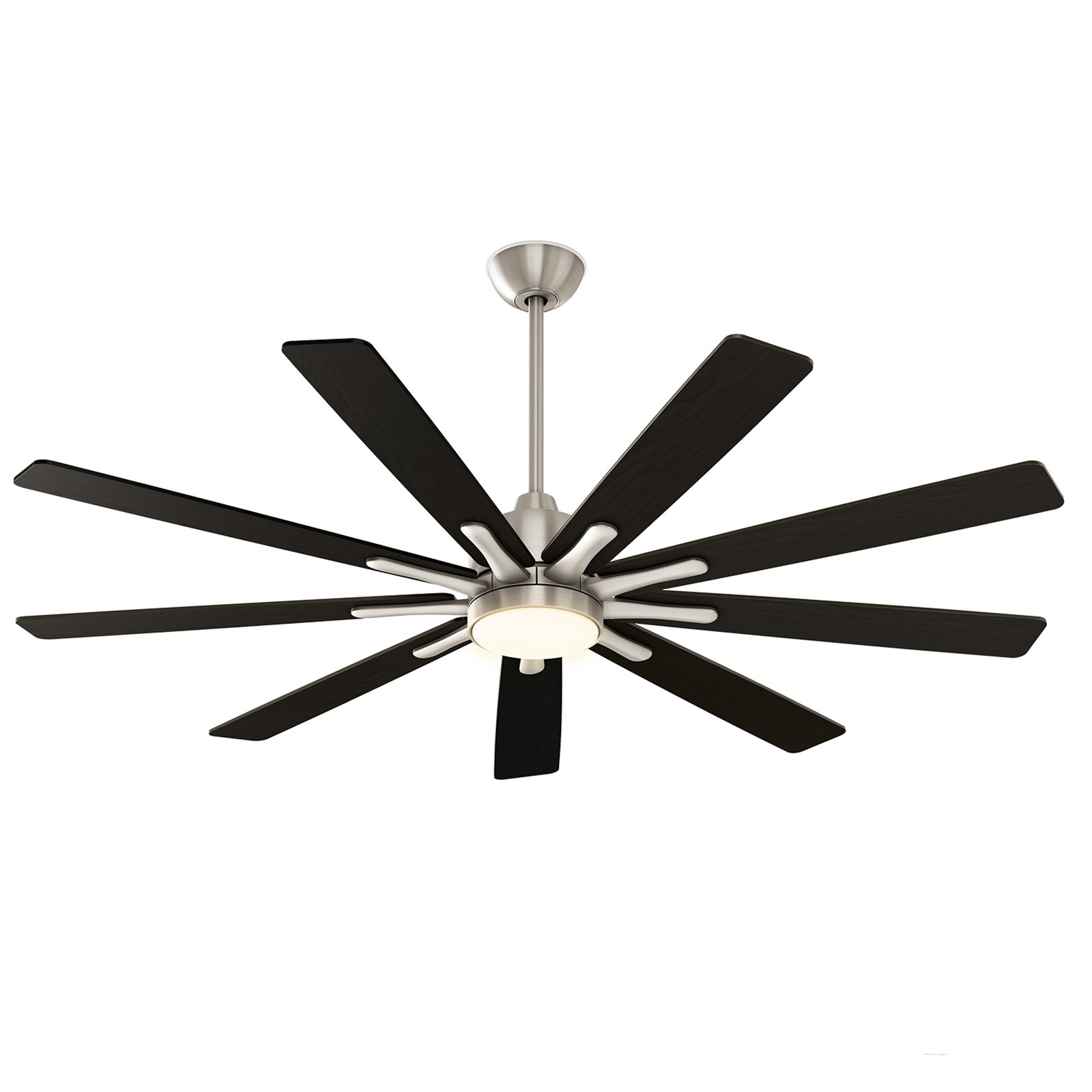 Red Barrel Studio® Dorava 62" 9-Blade Ceiling Fan with LED Lights and ...