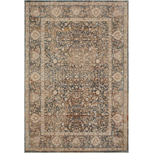 Loloi Rugs Lourdes Slate/Blue/Beige Rug | Wayfair